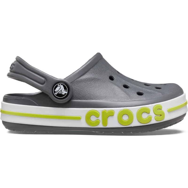 Crocs Bayaband Clog Kid's 207018 Slate Grey/Lime Punch - GLAMI.cz