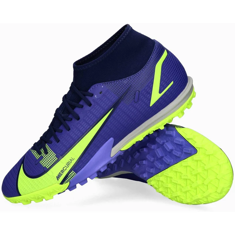 Pánské kopačky turfy Nike Mercurial Superfly 8 Academy TF modré - GLAMI.cz