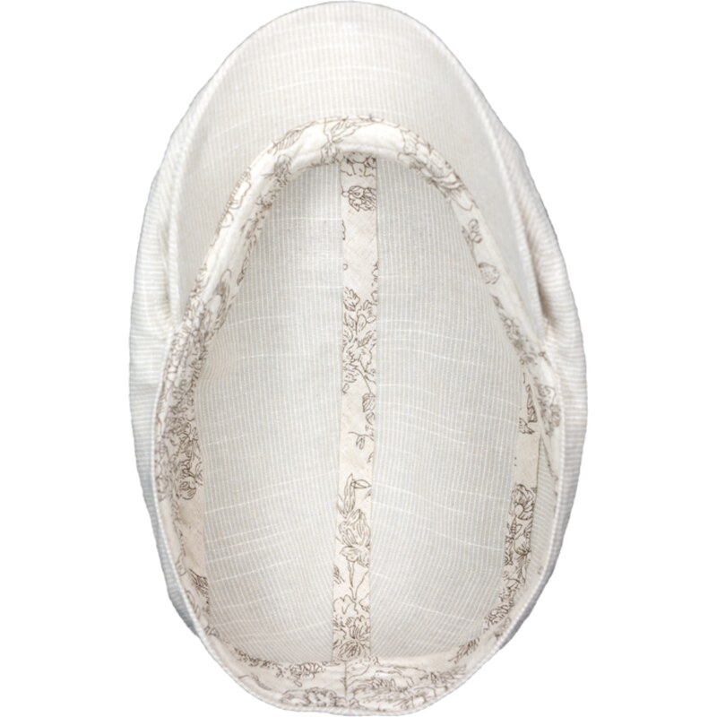 Fiebig - Headwear since 1903 Pánská bežová letní bavlněná pruhovaná ...