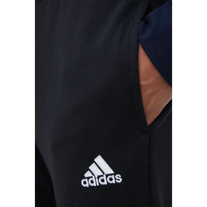 Tepláky adidas Performance Entrada 22 pánské, černá barva, hladké ...