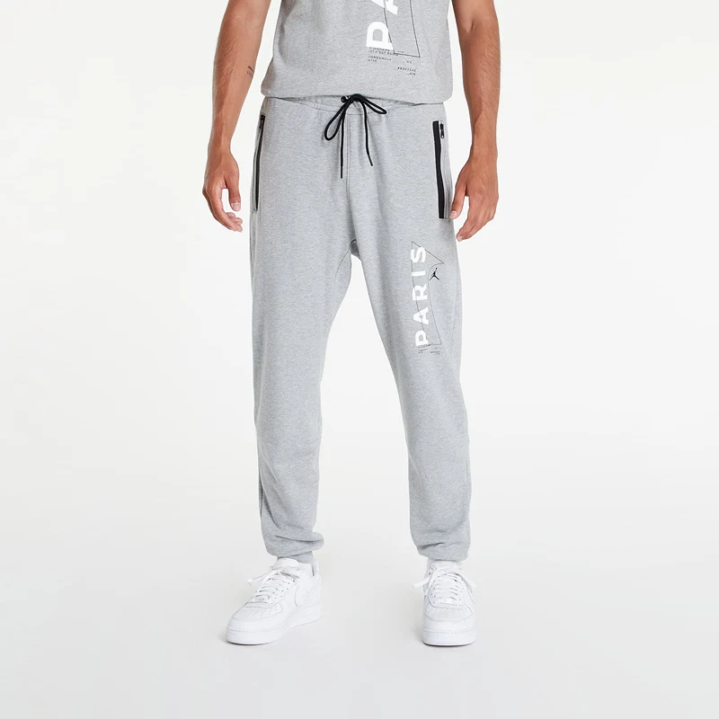 Nike Pánské tepláky Jordan Paris Saint-Germain Men's Fleece Pants Šedá ...