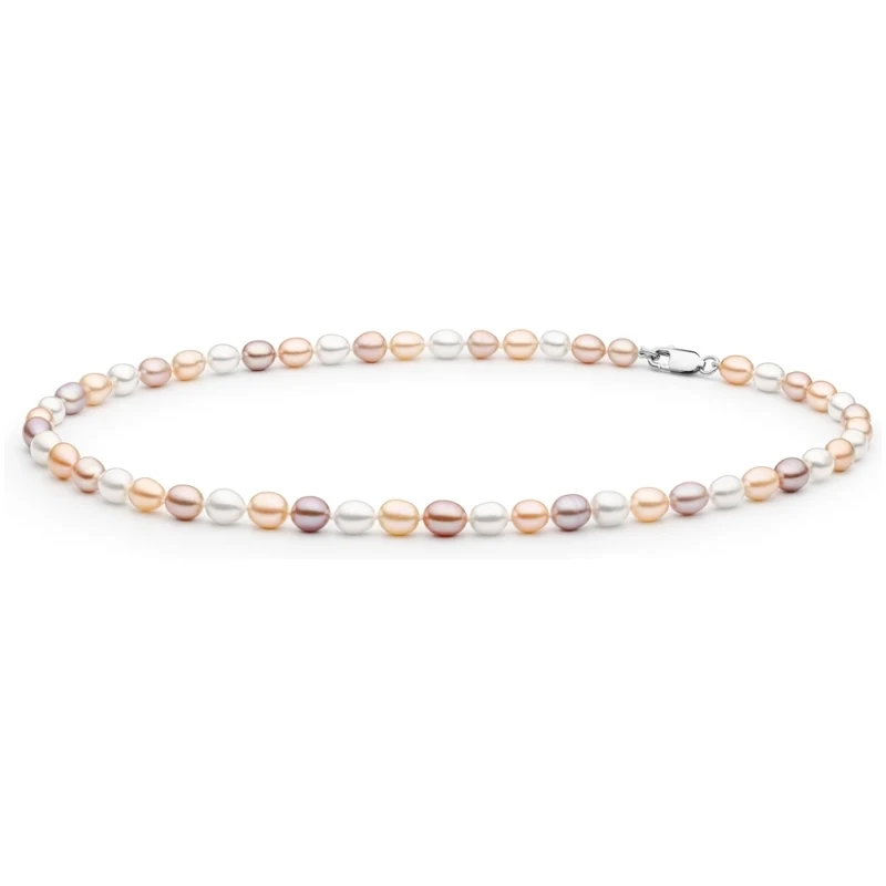 Gaura Pearls Perlový náhrdelník Jenny - stříbro 925/1000, sladkovodní ...