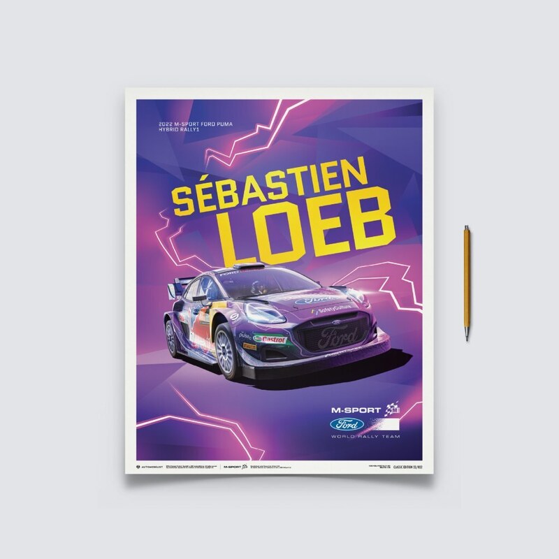 Automobilist Posters | M-Sport - Ford Puma Hybrid Rally1 - Sébastien ...