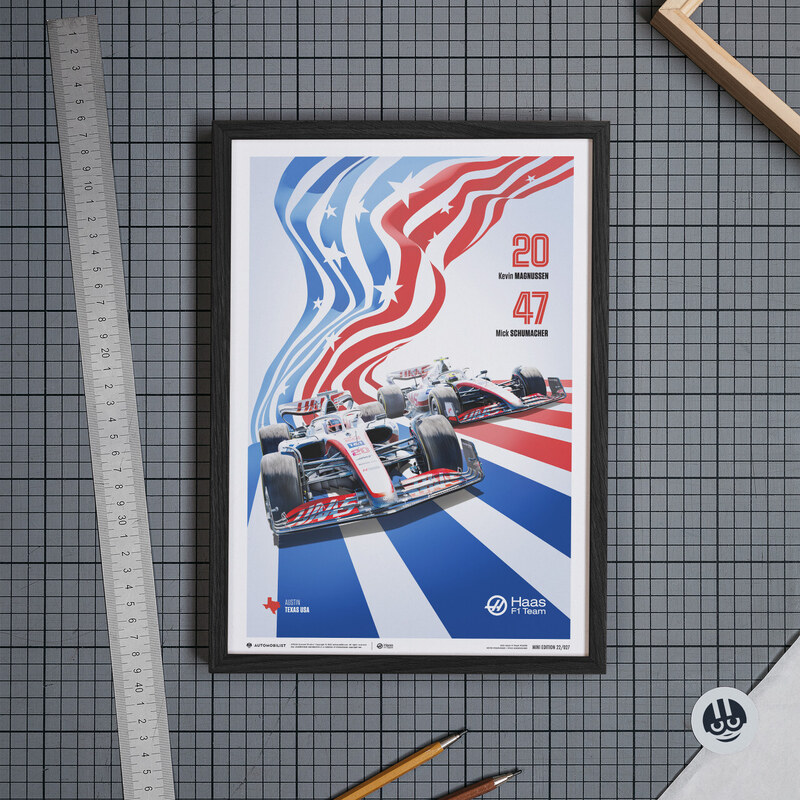 Automobilist Posters | Haas F1 Team - United States Grand Prix - 2022 ...