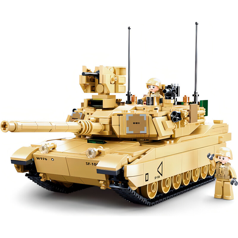 Sluban Model Bricks M38-B0892 Bitevní tank M1A2 Abrams - GLAMI.cz