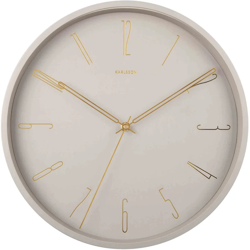 KARLSSON Nástěnné hodiny Belle Numbers - GLAMI.cz