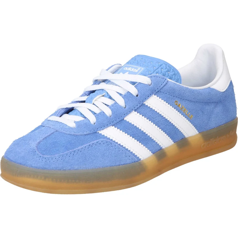 ADIDAS ORIGINALS Tenisky 'Gazelle' nebeská modř / zlatá / bílá - GLAMI.cz