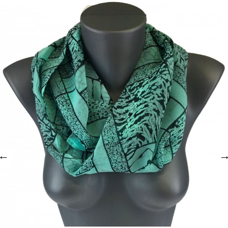 Dámský šátek - komín, Jordan, Wuter, mátový - GLAMI.cz