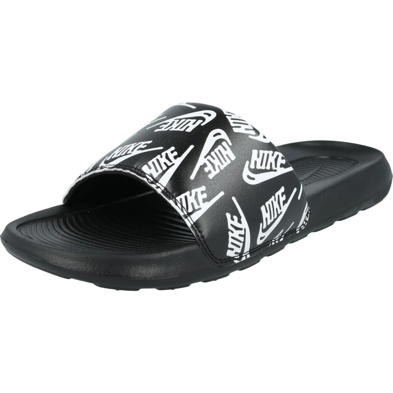 Nike Sportswear Pantofle 'VICTORI ONE SLIDE PRINT' černá / bílá - GLAMI.cz