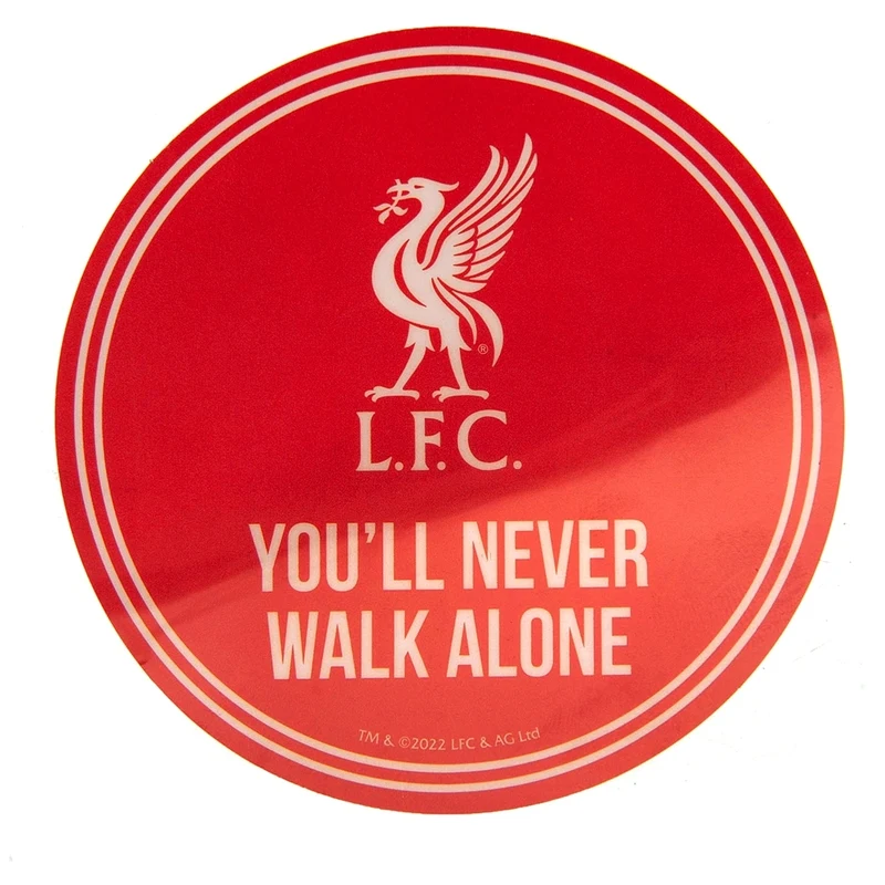 FC Liverpool official FC Liverpool samolepka Single Car Sticker YNWA ...