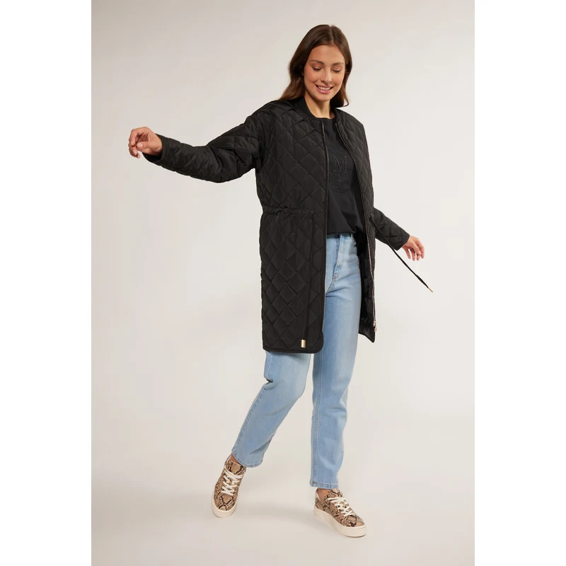 MONNARI Woman's Coats Quilted Coat With Short Stand-Up Collar - GLAMI.cz