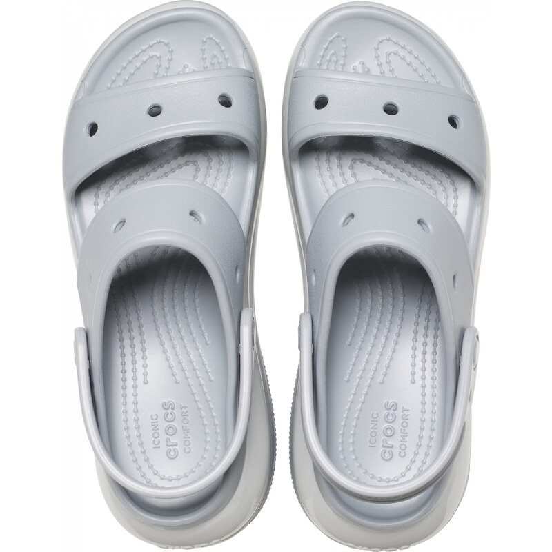 Crocs Classic Mega Crush Sandal Light Grey M10W12 - vel.43,44, 207989 ...