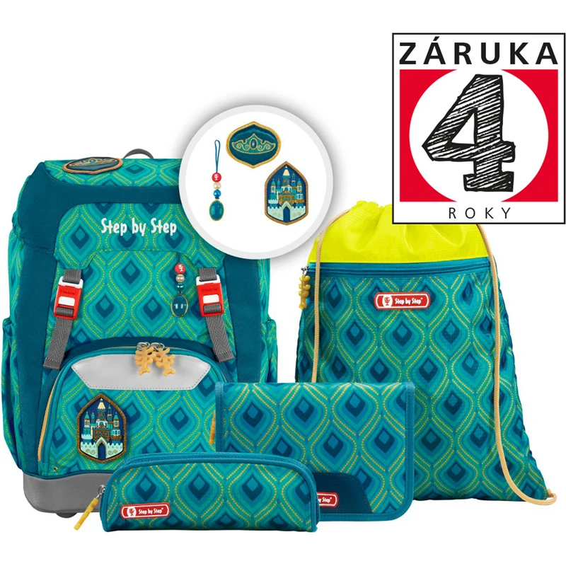 Hama Školní batoh pro prvňáčky – 5dílný set, Step by Step GRADE ...