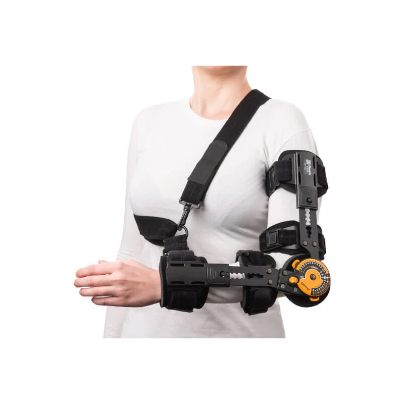 ELBOW RUSH Qmed Ortéza lokte s limitací rozsahu pohybu, s rychlým ...