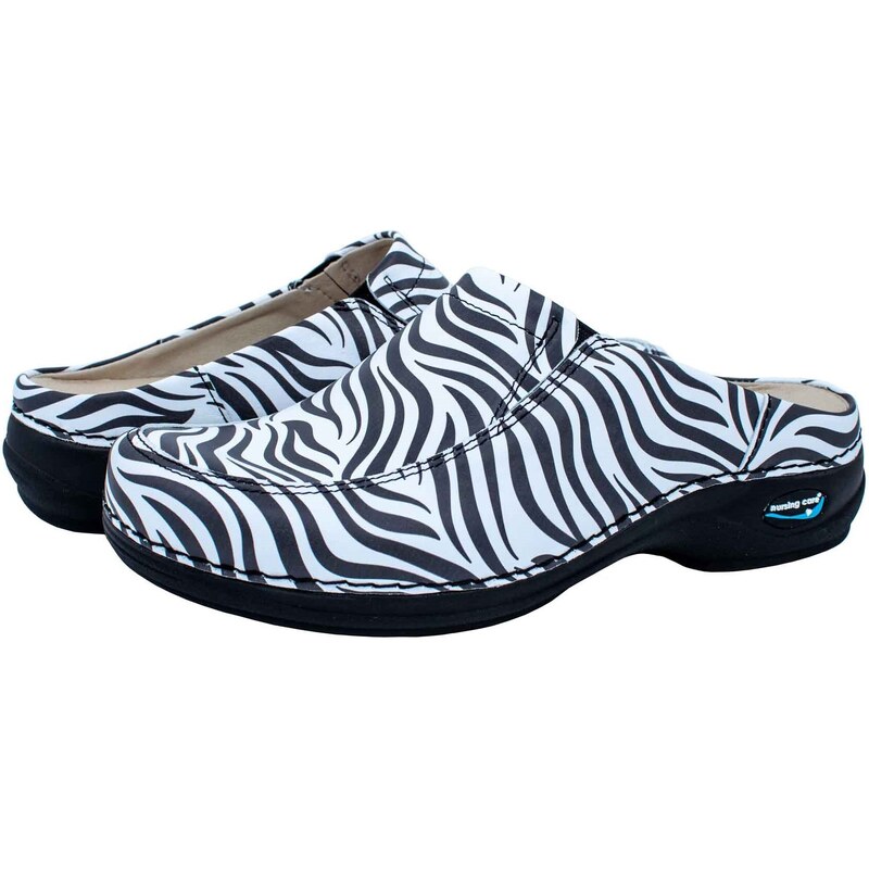 PARIS pracovní kožená pratelná obuv s certifikací zebra WG4F81 Nursing ...