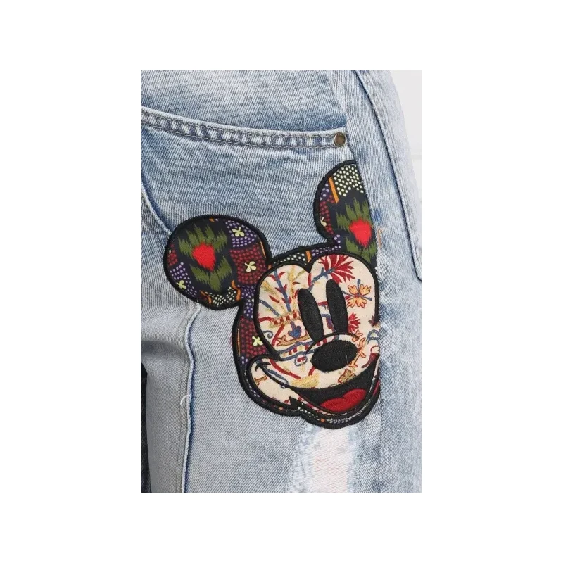 Desigual Džíny DESIGUAL X MICKEY MOUSE | Relaxed fit - GLAMI.cz