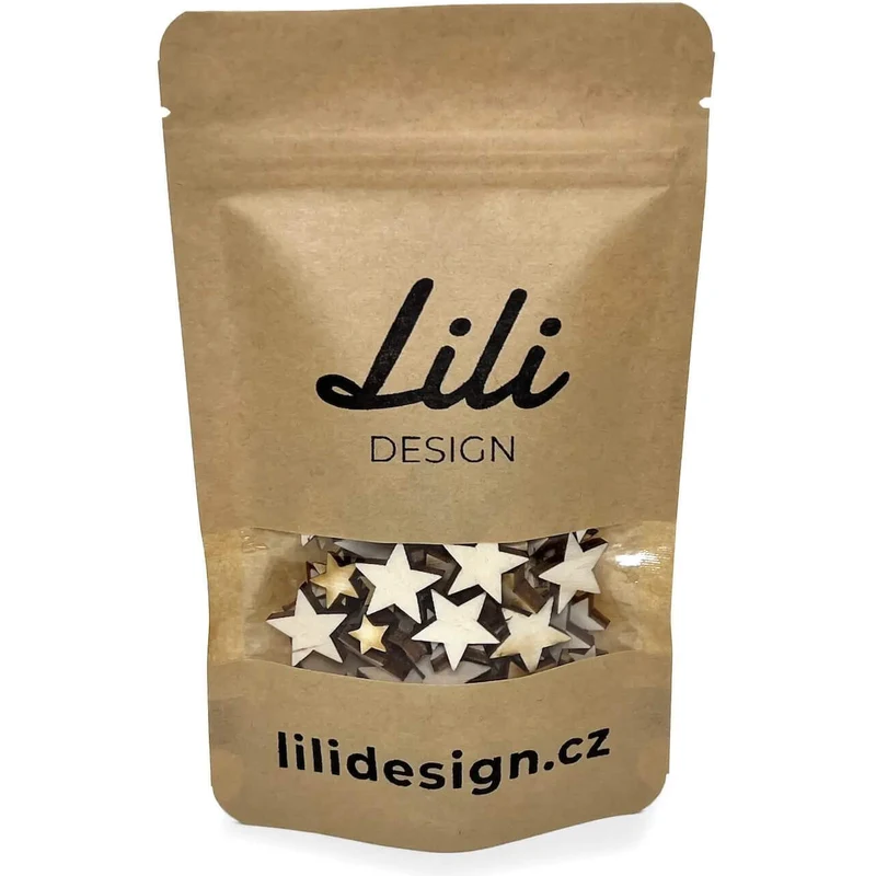Lili Design Dekorativní hvězdičky mix - GLAMI.cz