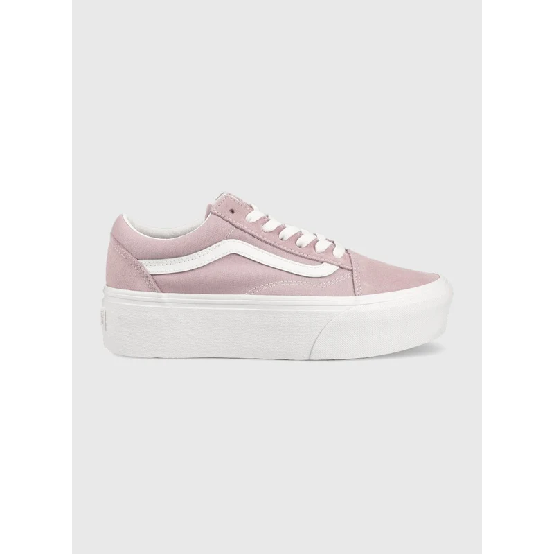 Tenisky Vans Old Skool Stackform dámské, růžová barva, VN0A7Q5MBLT1 ...