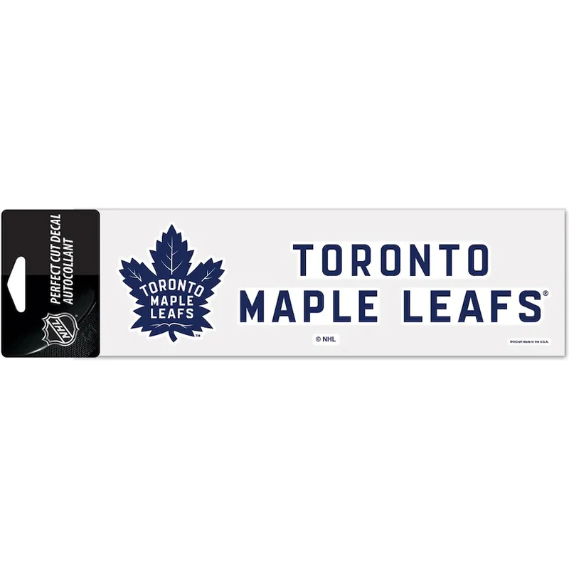 Toronto Maple Leafs samolepka logo text decal - GLAMI.cz