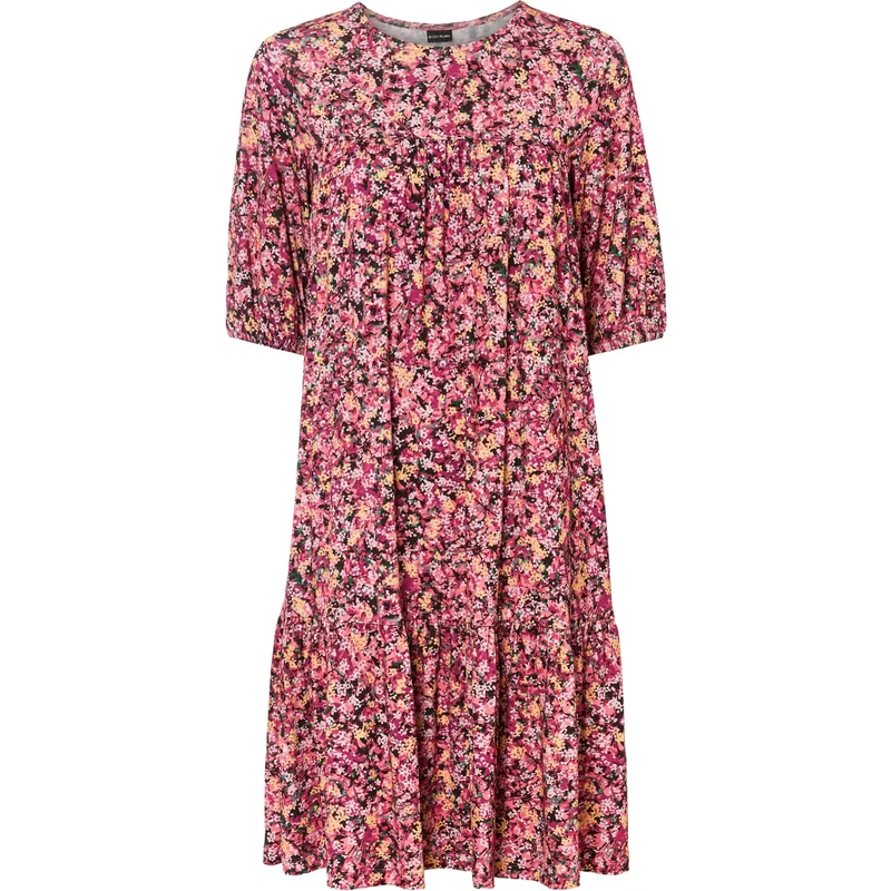 bonprix Úpletové šaty Pink - GLAMI.cz