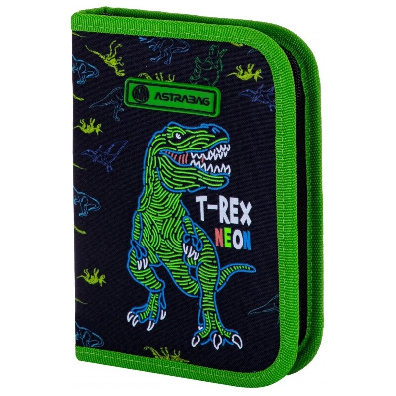 Jednopatrový vyklápěcí penál ASTRABAG T-REX NEON, AC1 - GLAMI.cz