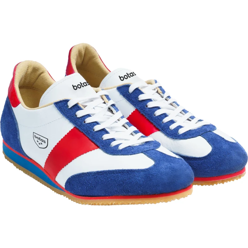 Vasky Botas Classic Trikolora - Dámské kožené tenisky / botasky modro ...