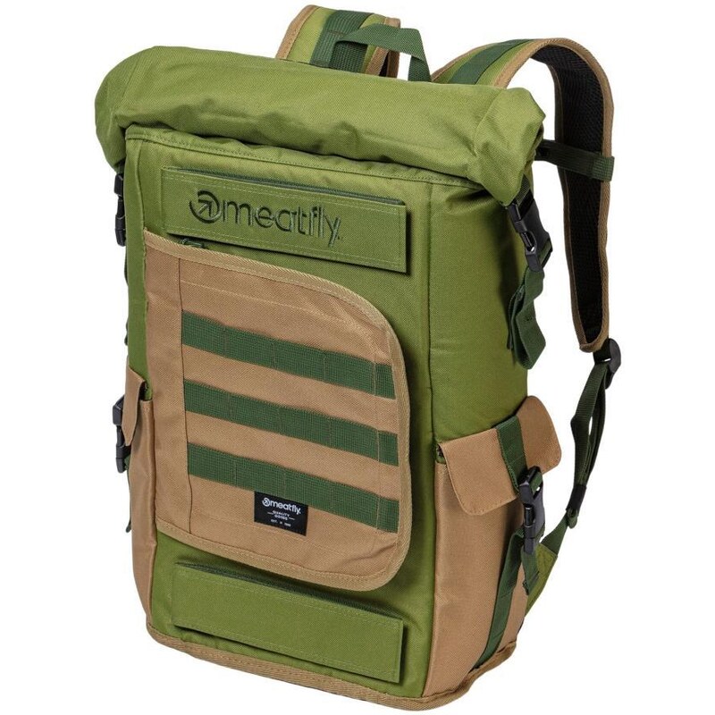 MeatFly batoh Periscope Backpack 30L 2022 Forest Green/Brown - GLAMI.cz