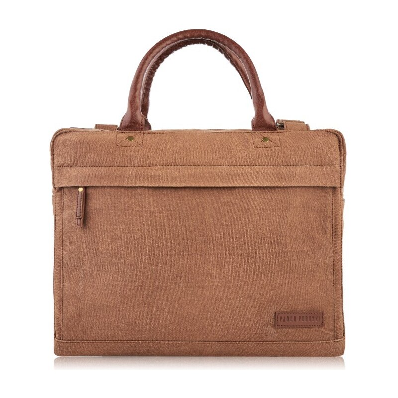Taška na notebook A4 Kabelky od Hraběnky unisex; hnědá - GLAMI.cz