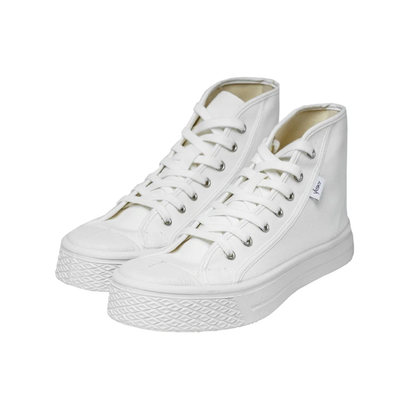 Vasky Kanvasky High White - Pánské plátěné kotníkové tenisky / botasky ...