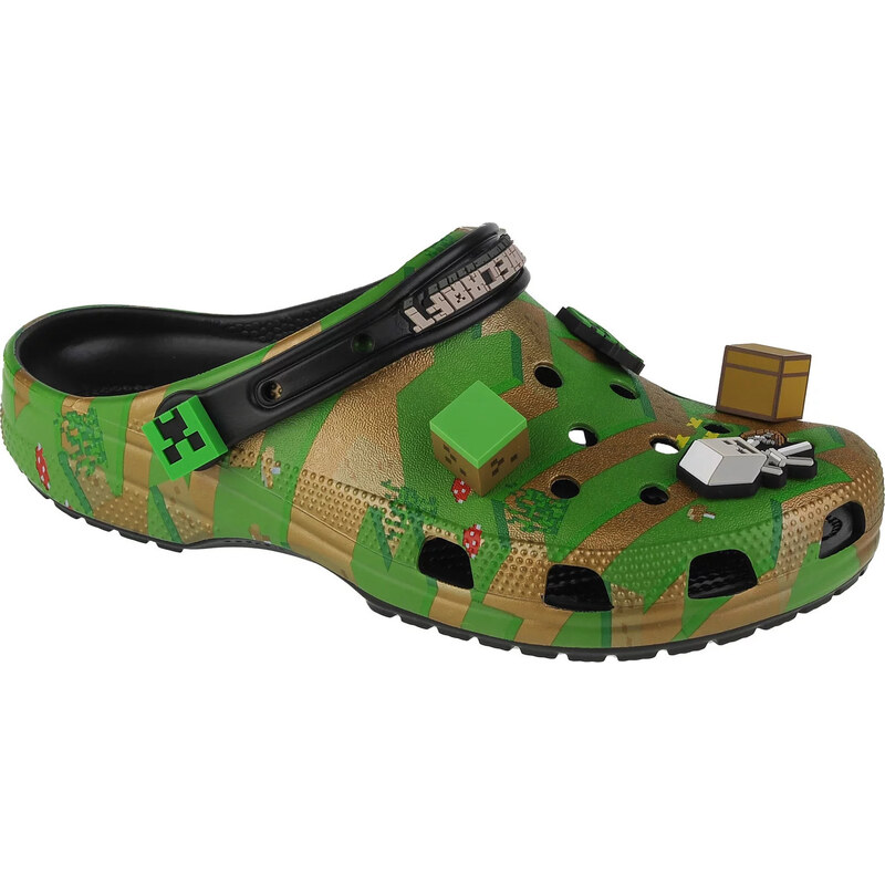 NAZOUVÁKY CROCS ELEVATED MINECRAFT CLASSIC CLOG Maskáčová - GLAMI.cz