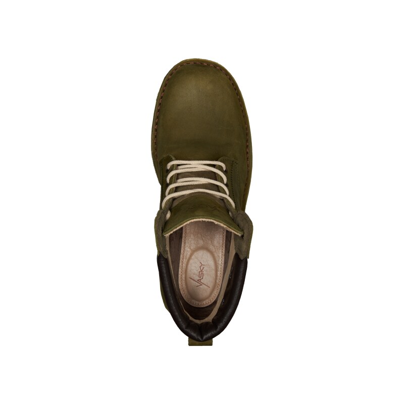 Vasky Farm Low Green - Pánské kožené kotníkové boty zelené - zimní boty ...