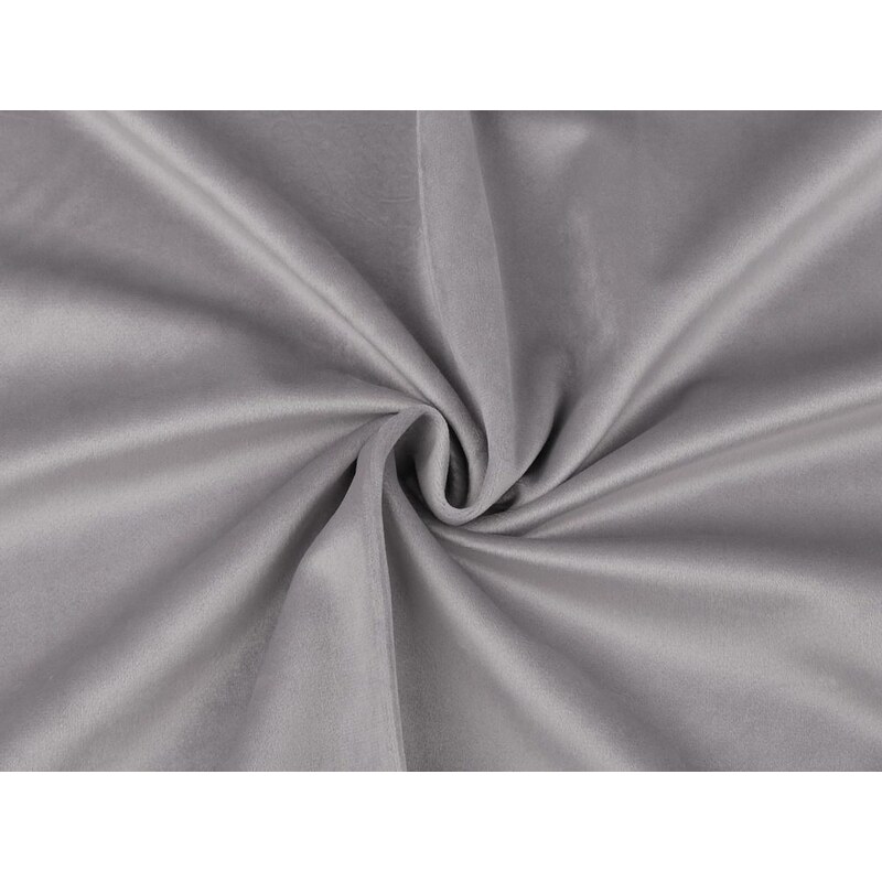 Stoklasa Samet / velvet hladký šíře 280 cm METRÁŽ - 6 (22) šedá světlá ...