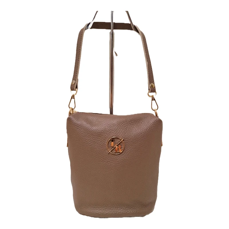 Laura Biaggi Kožená kamel kabelka přes rameno - GLAMI.cz