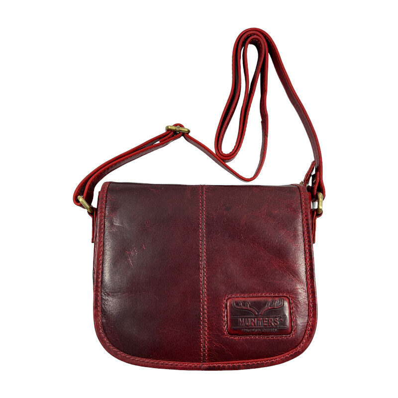 Hunters premium Dámská kabelka Hunters červená 026 - GLAMI.cz