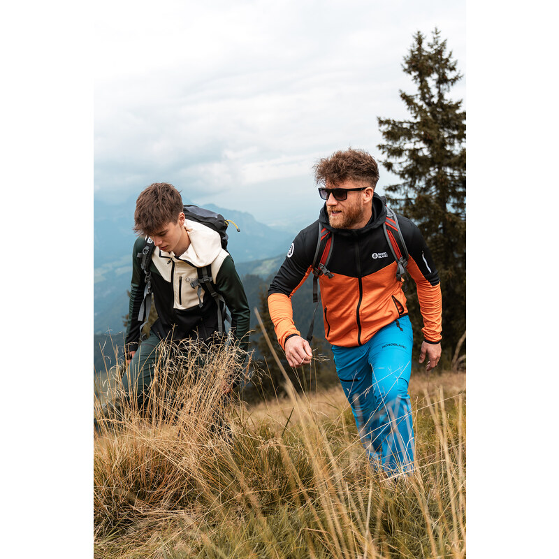 Nordblanc Modré pánské zateplené nepromokavé outdoorové kalhoty ZESTILY ...