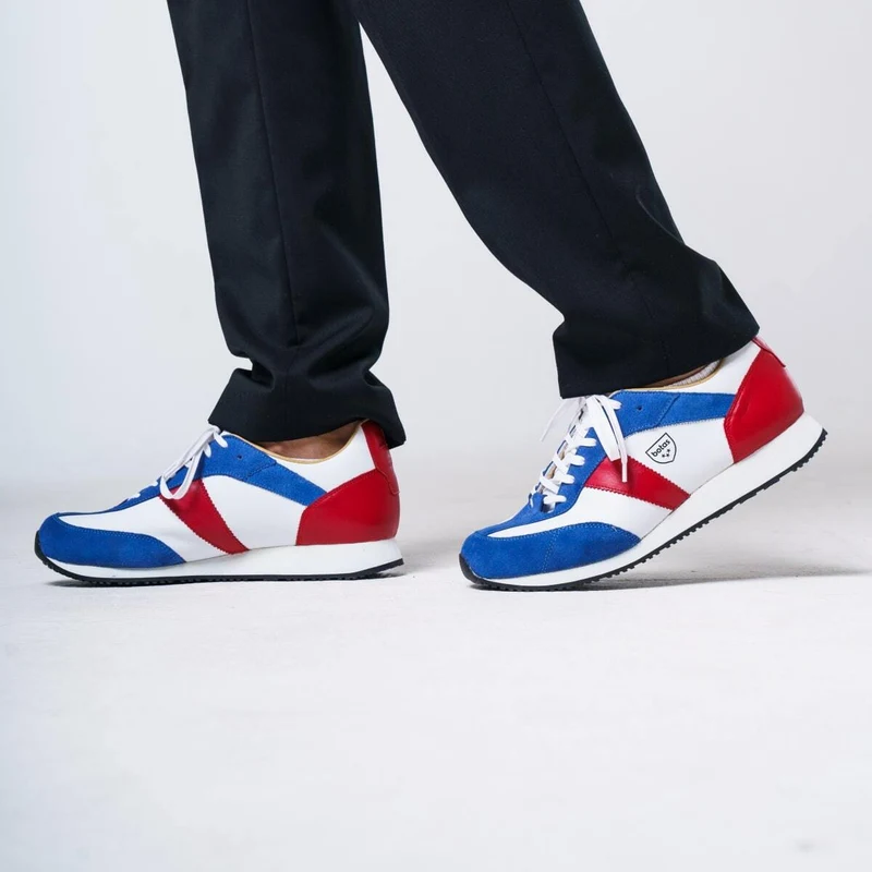 Vasky Botas Authentic Tricolor - Dámské kožené tenisky / botasky bílo ...