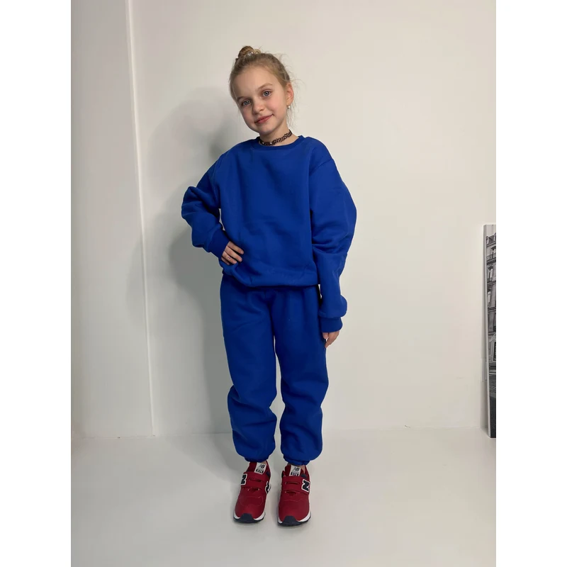 DĚTSKÁ TEPLÁKOVÁ SOUPRAVA JESSE KRÁLOVSKY MODRÁ - GLAMI.cz