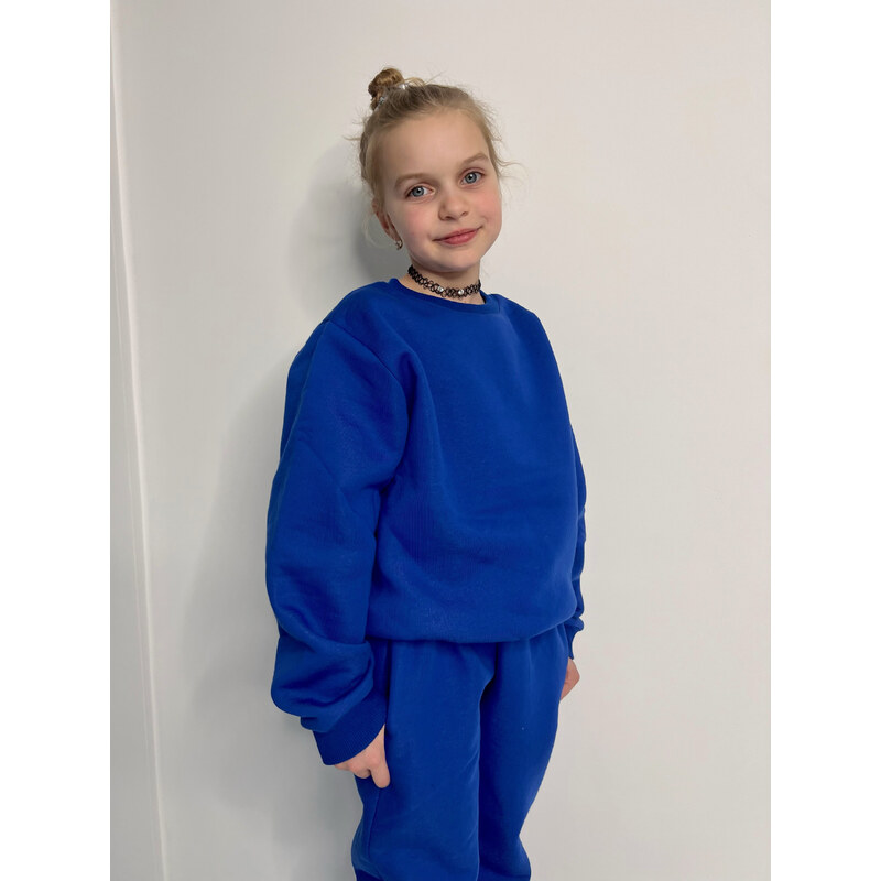 DĚTSKÁ TEPLÁKOVÁ SOUPRAVA JESSE KRÁLOVSKY MODRÁ - GLAMI.cz