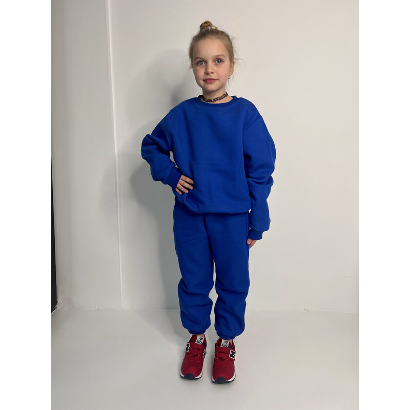 DĚTSKÁ TEPLÁKOVÁ SOUPRAVA JESSE KRÁLOVSKY MODRÁ - GLAMI.cz