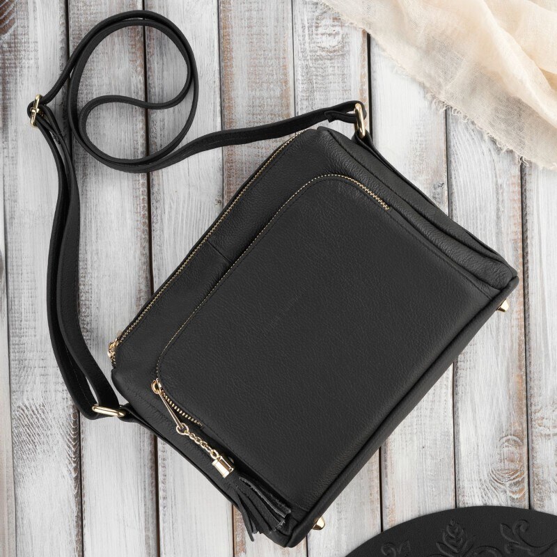 Paolo Peruzzi Dámská kožená kabelka Paul Peruzzi Z-55 - GLAMI.cz