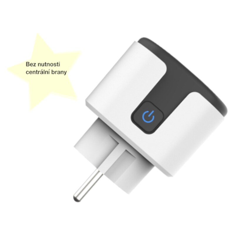 SmartLife Gray WiFi chytrá zásuvka s časovačem a měřením spotřeby ...