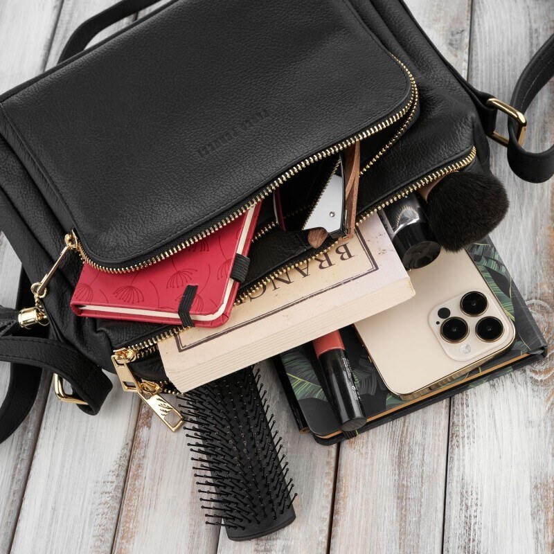 Paolo Peruzzi Dámská kožená kabelka Paul Peruzzi Z-55 - GLAMI.cz