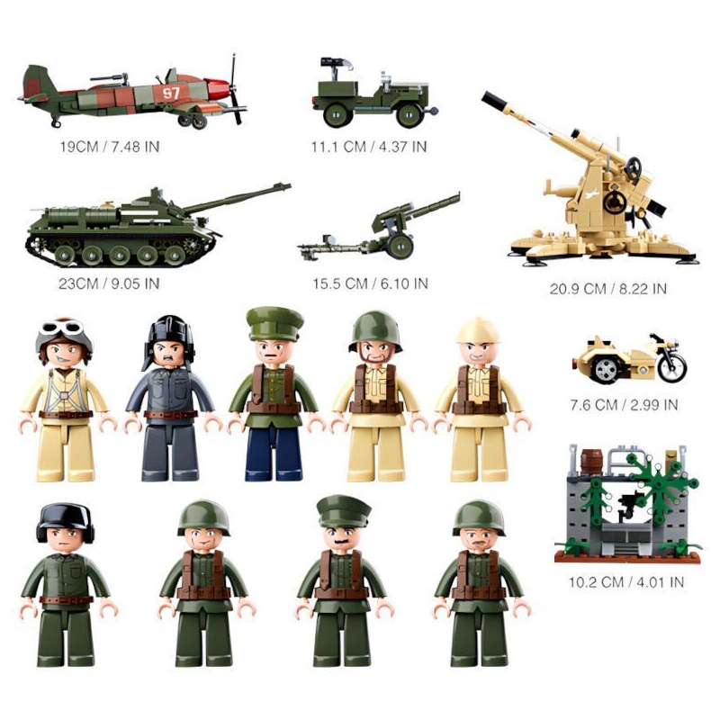 Sluban WWII M38-B0697 Bitva u Kurska M38-B0697 - GLAMI.cz