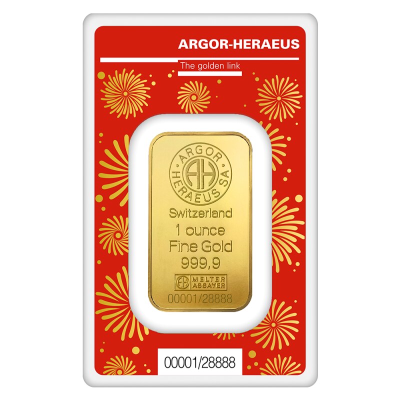 Argor Heraeus Limited edition - Rok draka 2024 investiční zlatý slitek ...