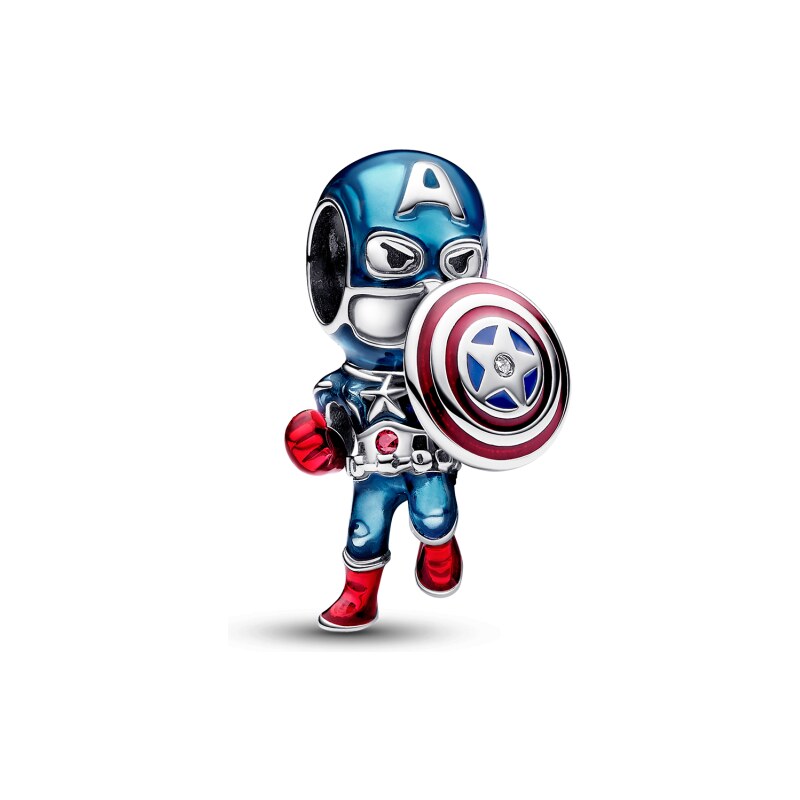 PANDORA Marvel korálek Kapitán Amerika 793129C01 přívěšek - GLAMI.cz