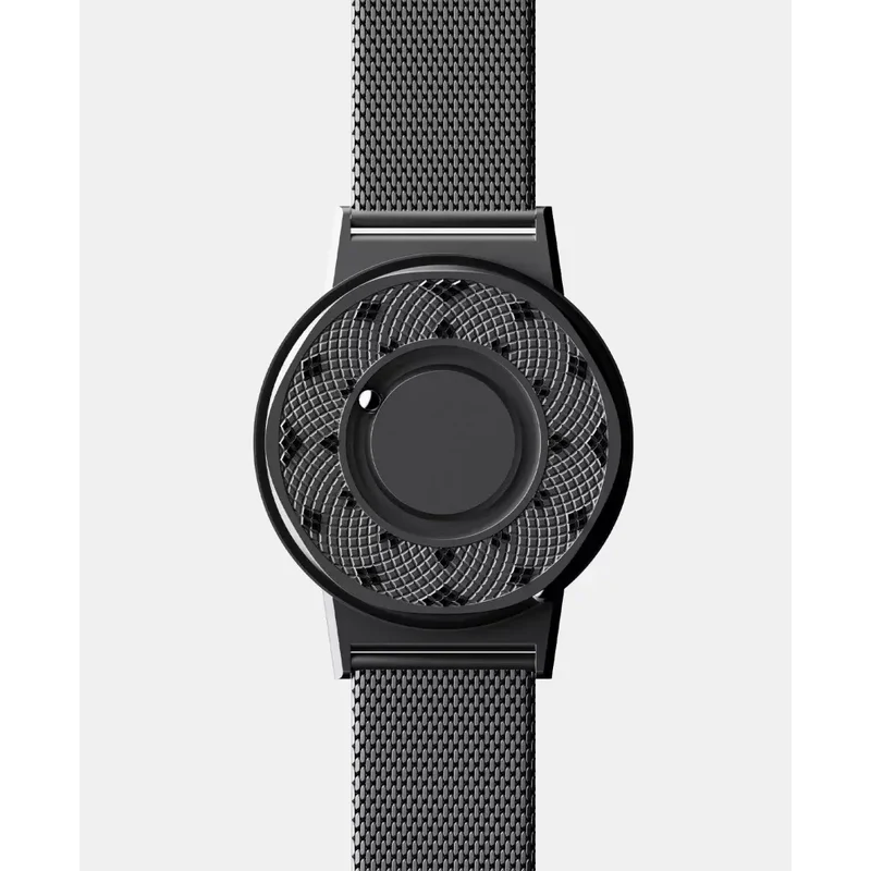 Eone Watches Černé pánské hodinky Eone s ocelovým páskem Switch ...