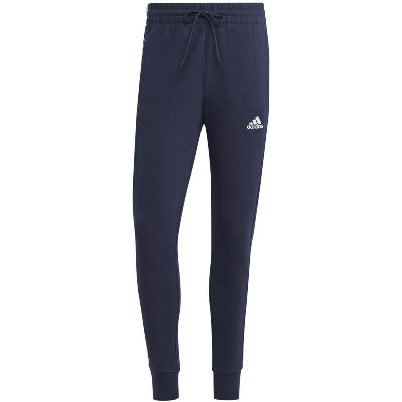 Kalhoty adidas Essentials French Terry Tapered Cuff 3-Stripes M IC9406 ...