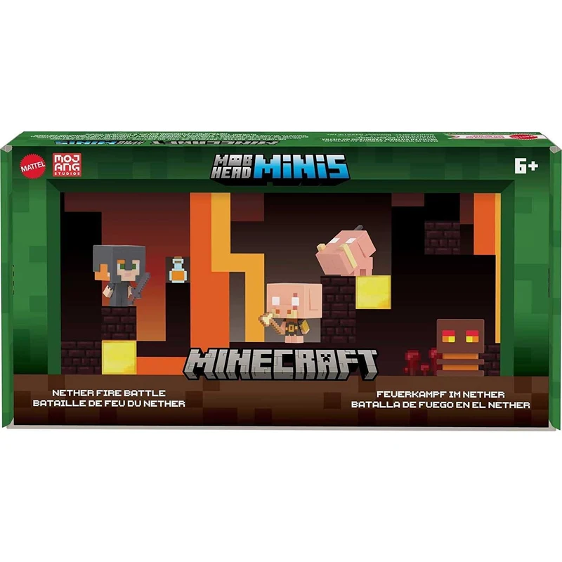 Mattel Minecraft Mob Head Nether Fortress Pack (SIOC) - GLAMI.cz