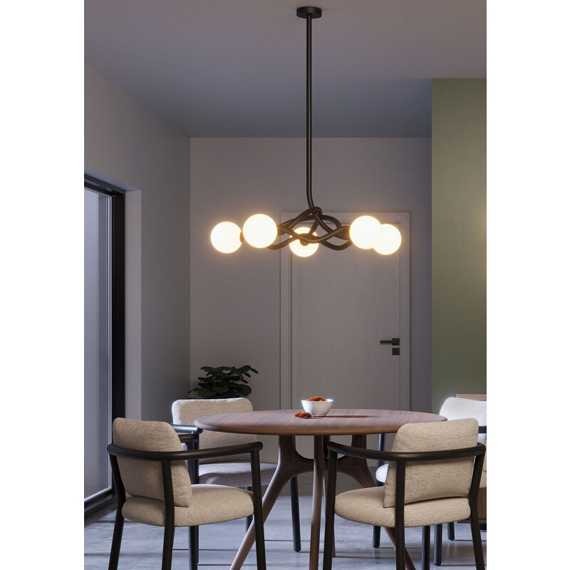 Světla a lustry REDO GROUP Redo CONFUSIO 01-3258 designový zlatý lustr ...