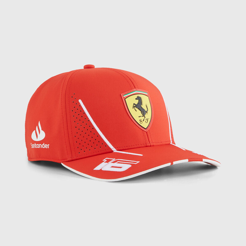 F1 official merchandise Týmová kšiltovka Charles Leclerc - Scuderia ...